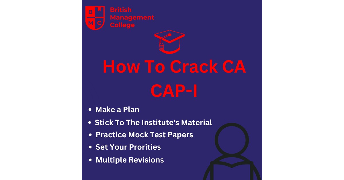 How to crack CA CAP-I ? - British Management College